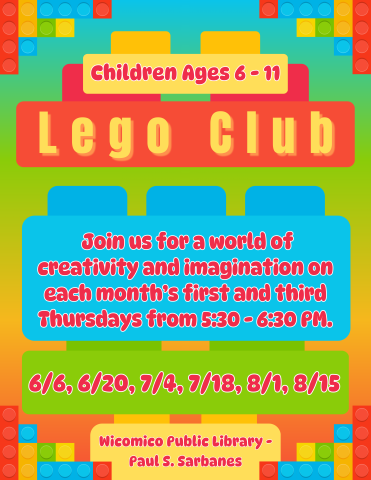 Lego Club | Wicomico Public Libraries